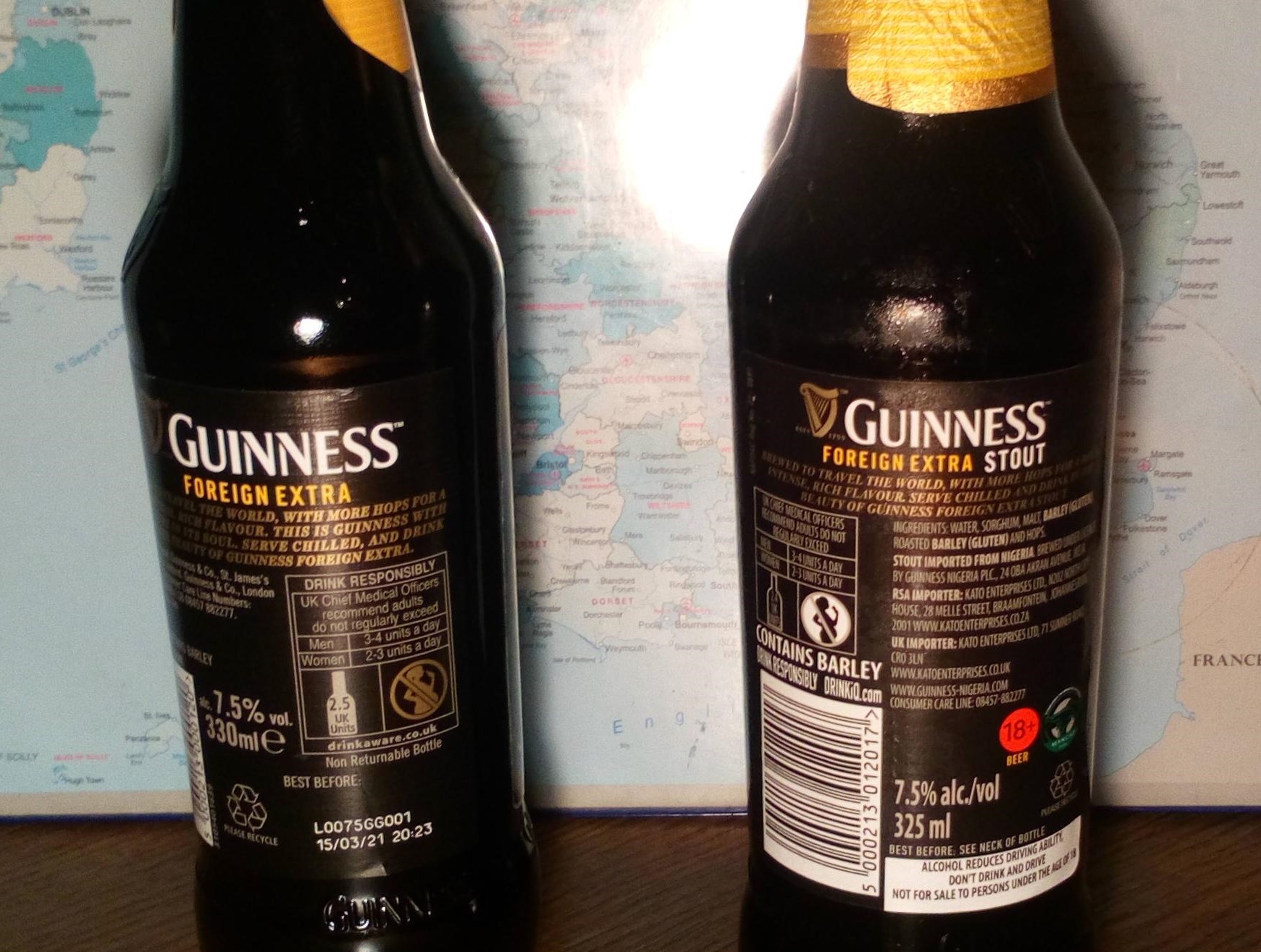Spot the difference: Guinness Export – The Compartments