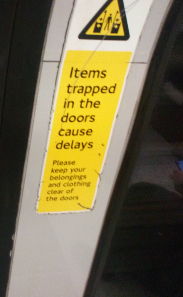“Items trapped in the doors cause delays …” – The Compartments